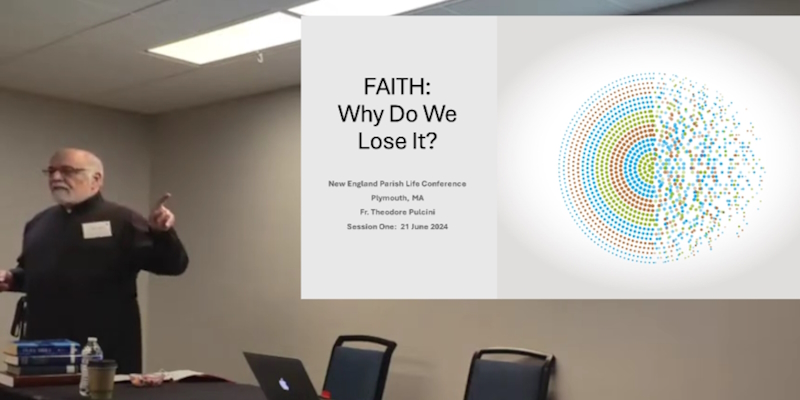 FAITH: Why Do We Lose It? By Fr. Ted Pulcini - DOWNE PLC 2024 - St ...