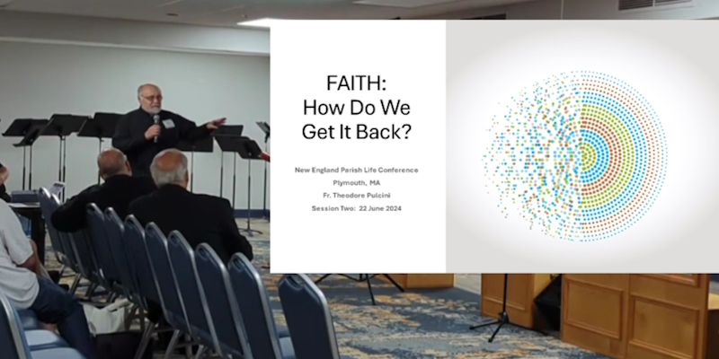 FAITH: How Do We Get It Back? By Fr. Ted Pulcini – DOWNE PLC 2024 - St ...